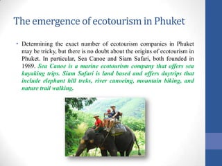 Ecotourism mass tourism 1 | PPTX
