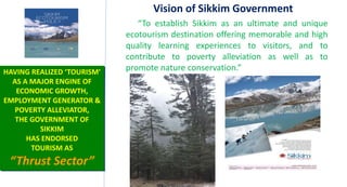 Eco tourism and sustainable development sikkim india june 18 | PPTX