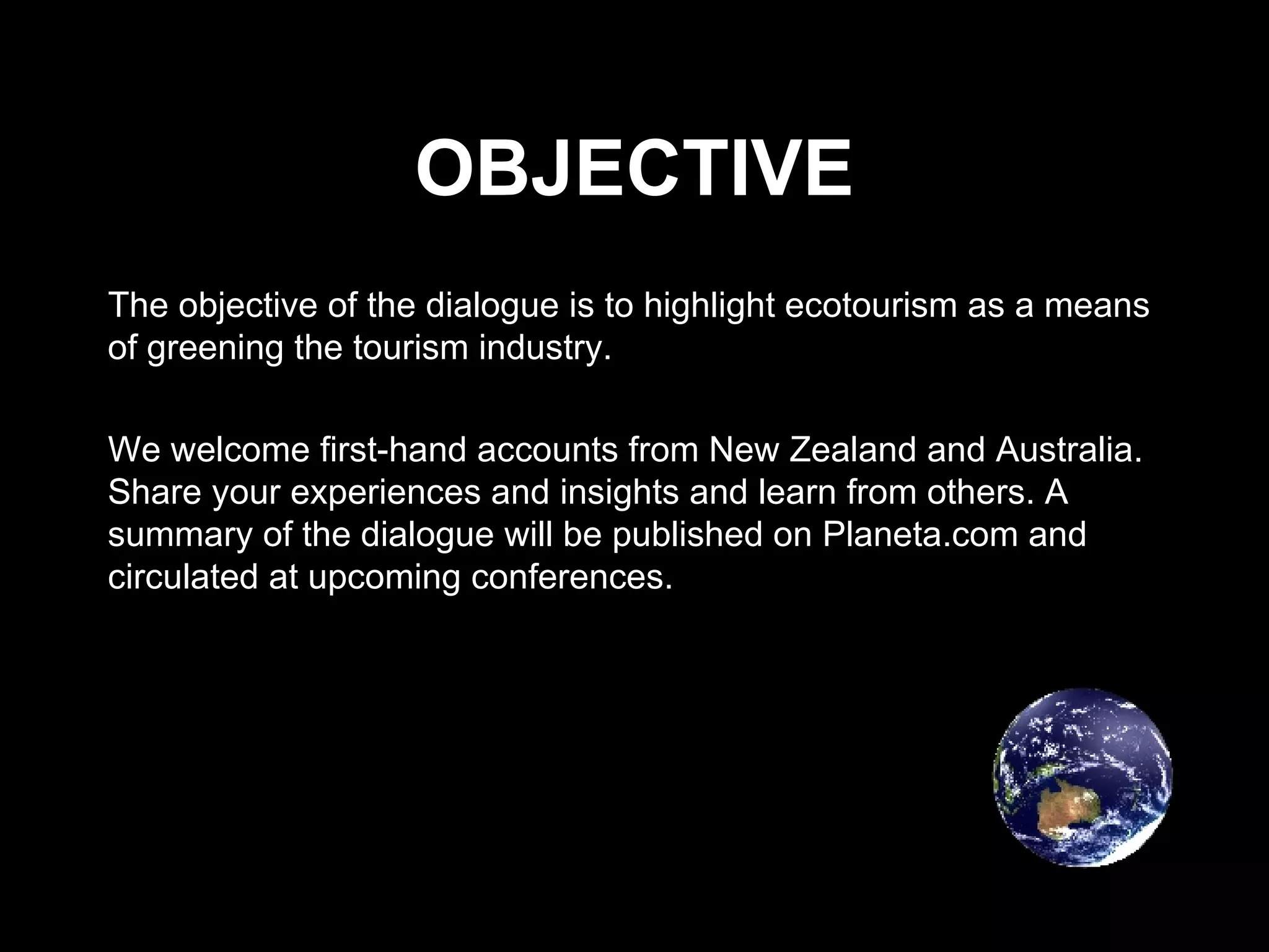 Ecotourism Challenges | PPT