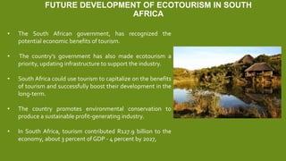 Ecotourism in south africa | PPTX