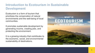 Ecotourism In Sustainable Development.pptx