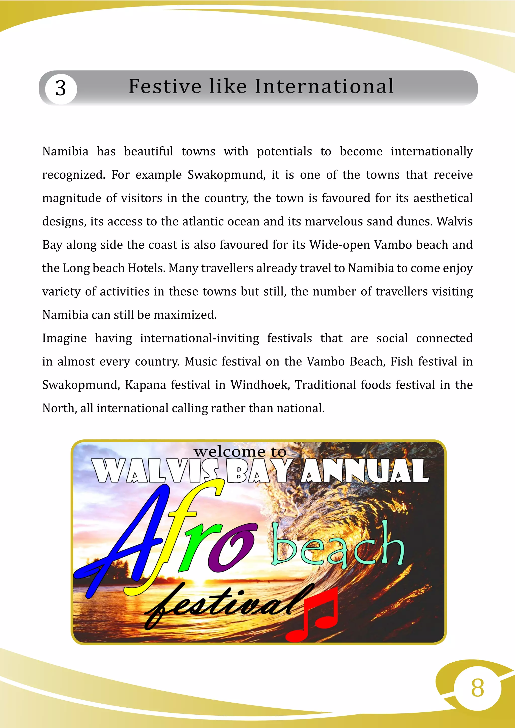 Ecotourism (Toward Namibia 2030) | PDF