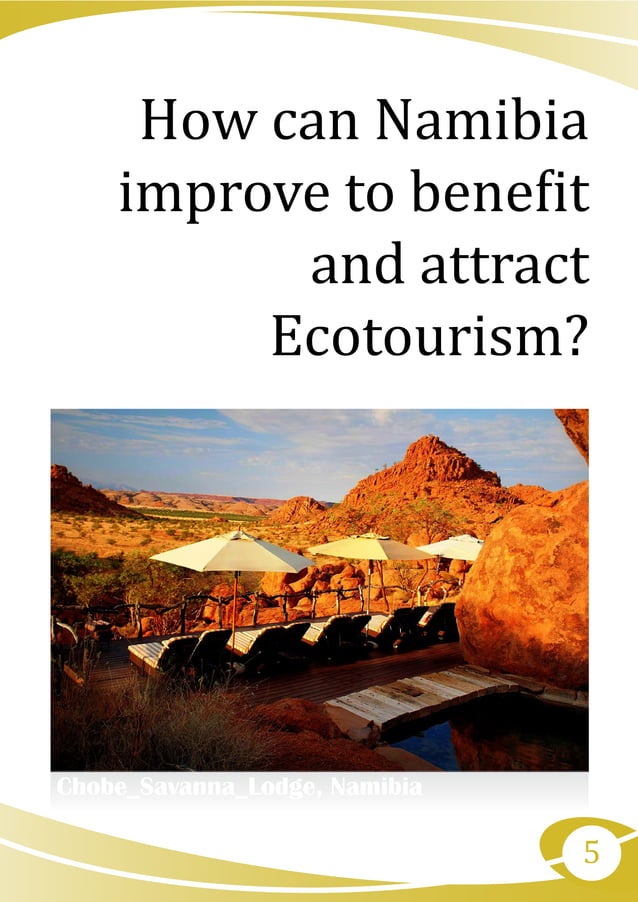 Ecotourism (Toward Namibia 2030) | PDF | Africa Travel | Travel Locations