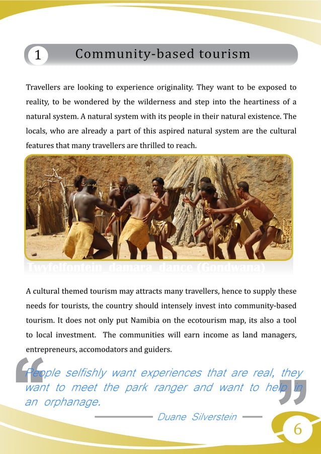 Ecotourism (Toward Namibia 2030) | PDF | Africa Travel | Travel Locations