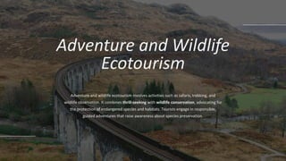 Eco tourism management overview and the segments of ecotourism. | PDF