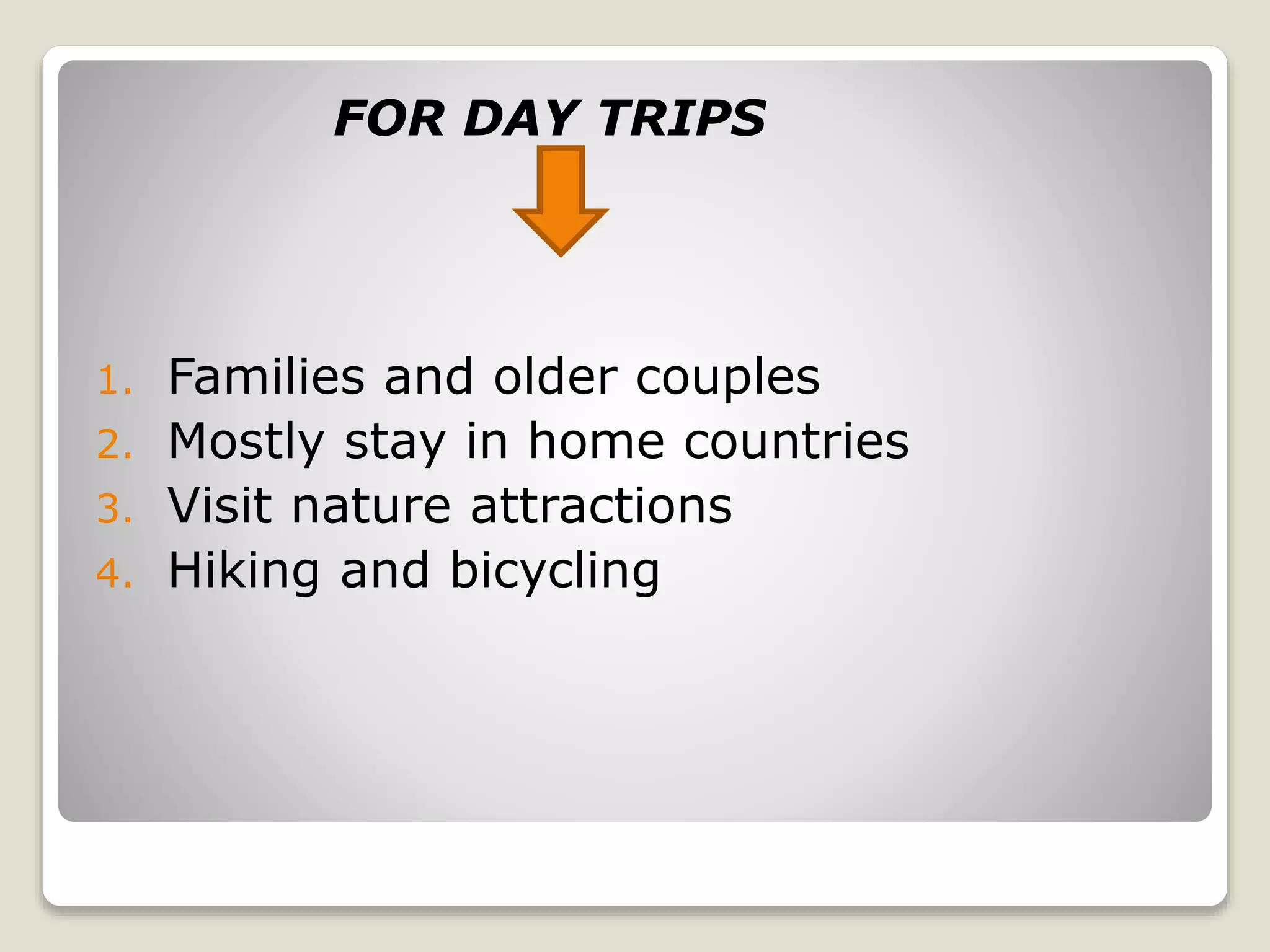 Ecotourism ppt vishnupriya | PPTX | Travel