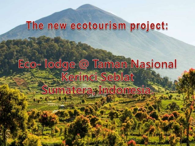 Ecotourism project | PPTX