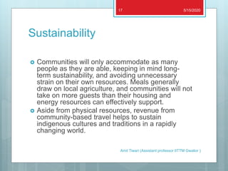 Ecotourism; responsible tourism; voluntary tourism; community based ...