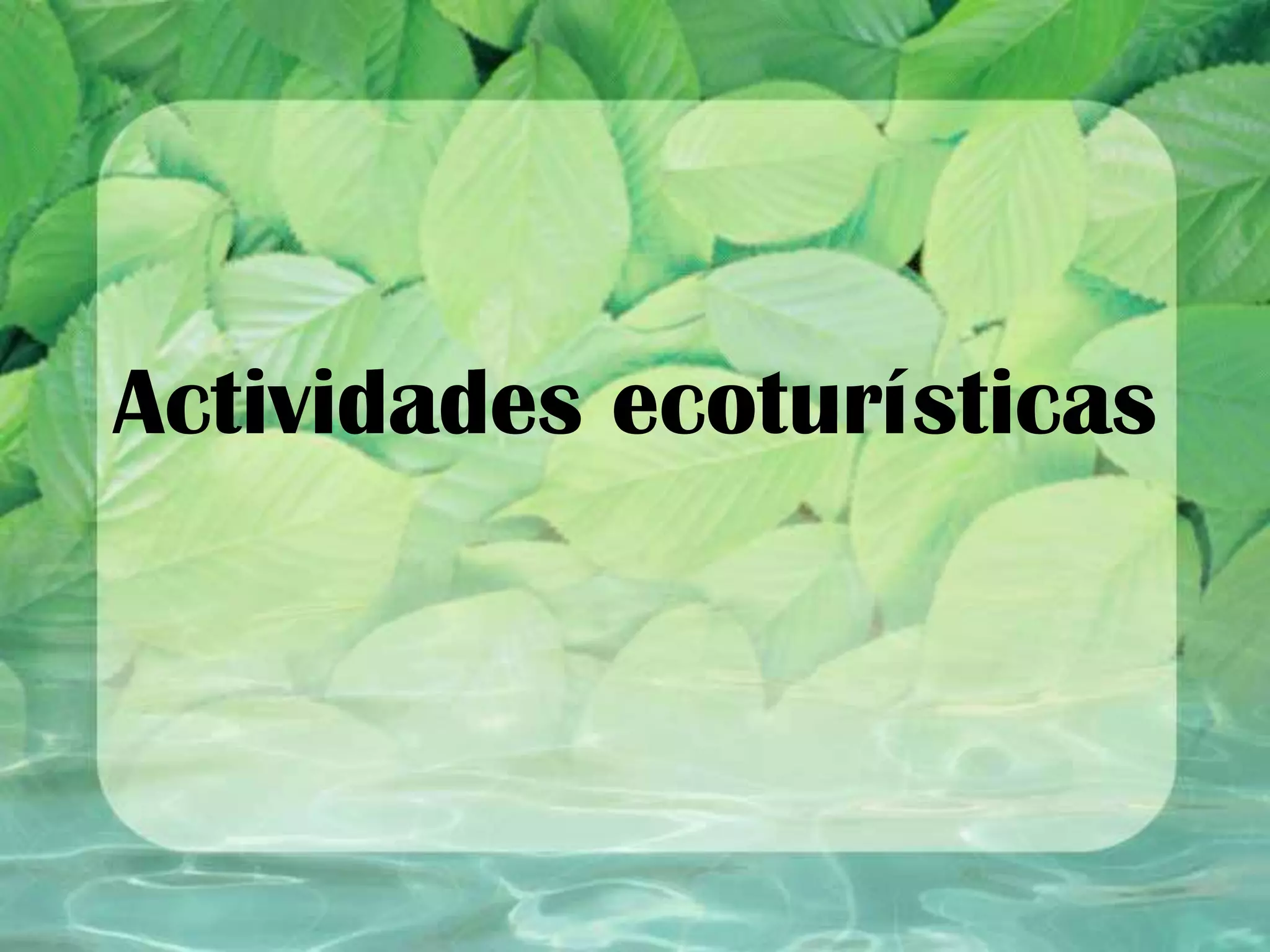 Ecoturismo en Panamá | PPTX