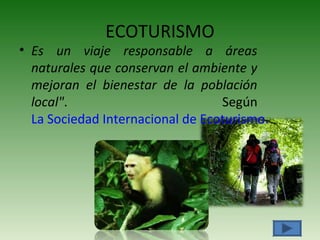 Ecoturismo en panamá por Marlin De León | PPT
