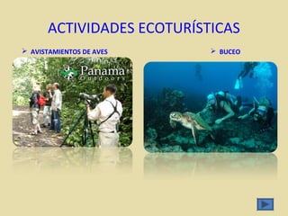 Ecoturismo en panamá por Marlin De León | PPT