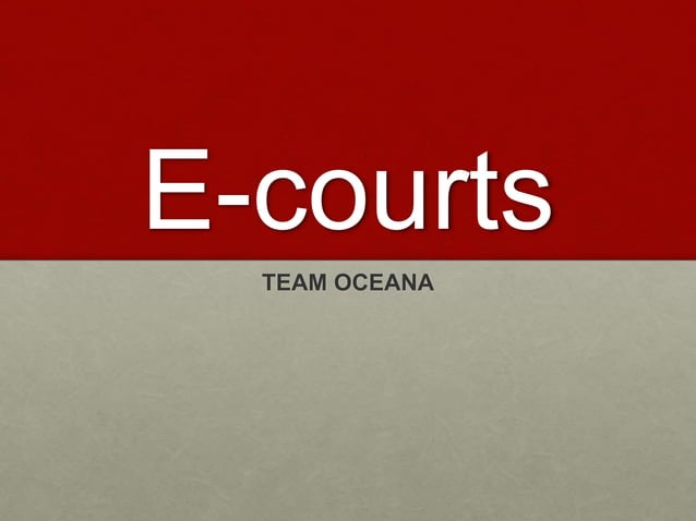 E courts in India business plan | PPTX | Databases | Computer Software ...