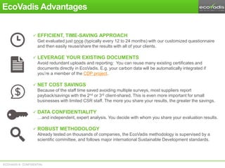EcoVadis Presentation BM2_EN_2016 | PPTX