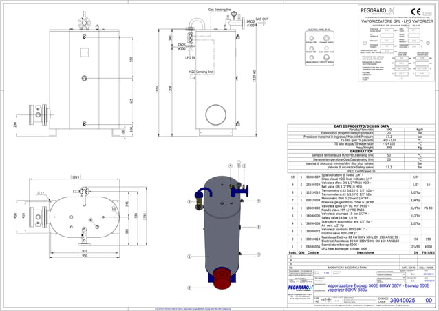Ecovap 500 kg elettrico - Ecovap 500 kg electric