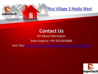 Eco village 3 noida | PPT