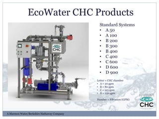 Ecowater CHC Chemical Free Cooling Tower Water Treatment System | PPT
