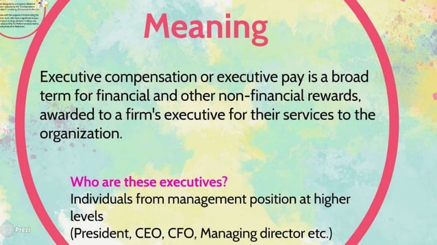 Executive compensation packages | PPTX