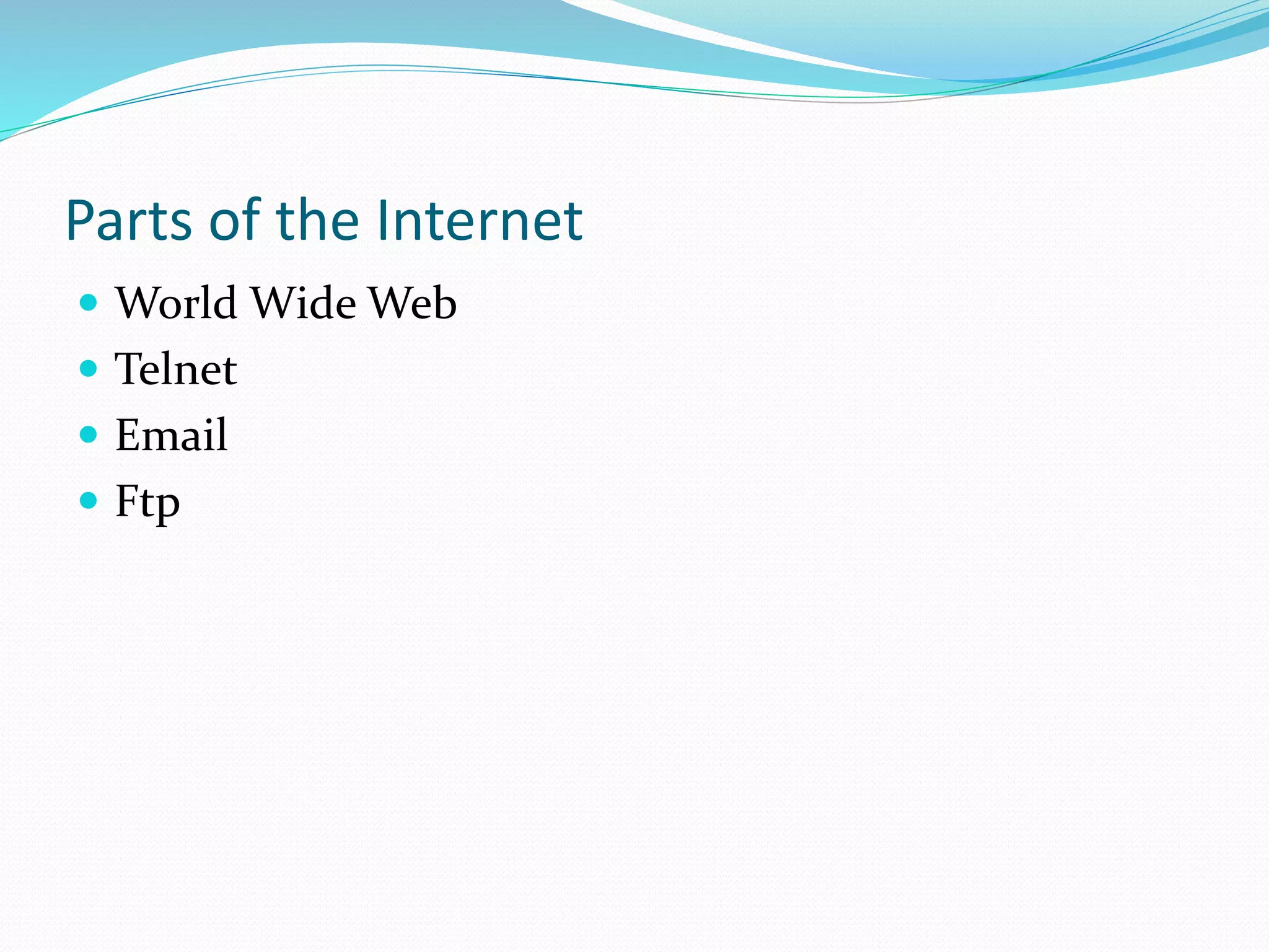 Basic concept of internet | PPTX