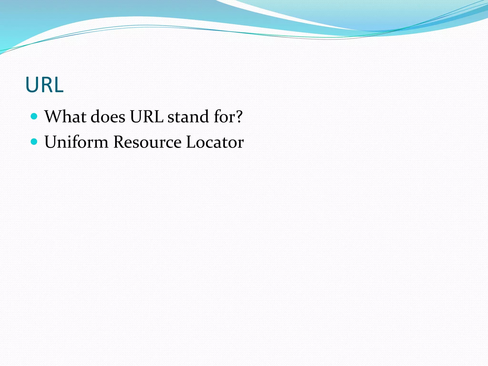 Basic concept of internet | PPTX