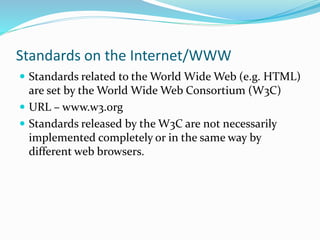 Basic concept of internet | PPTX