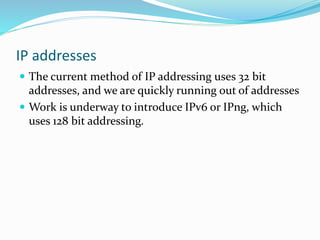 Basic concept of internet | PPTX