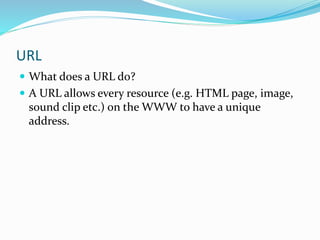 Basic concept of internet | PPTX