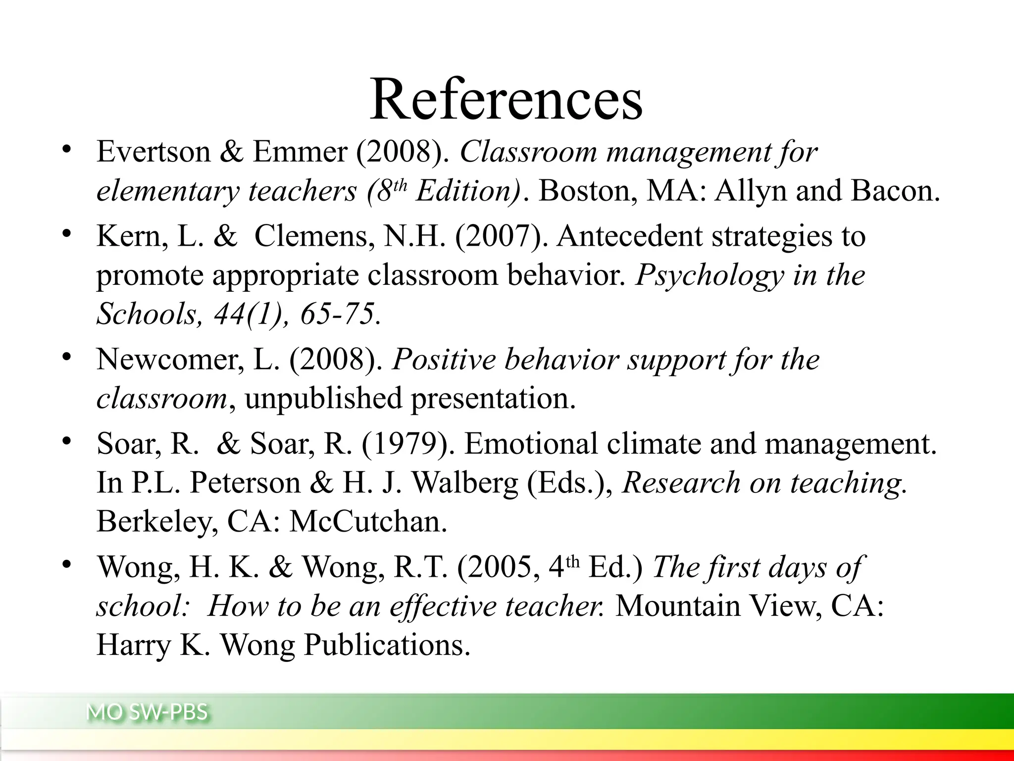 ECP2.4-Classroom-Module-Procedures-and-Routines-1.pptx | Educational ...