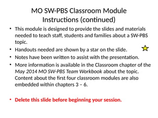 ECP2.4-Classroom-Module-Procedures-and-Routines-1.pptx | Educational ...