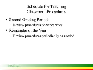 ECP2.4-Classroom-Module-Procedures-and-Routines-1.pptx | Educational ...