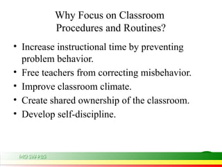 ECP2.4-Classroom-Module-Procedures-and-Routines-1.pptx | Educational ...