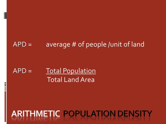 Population Density & Distribution | PPTX | Geography | Science