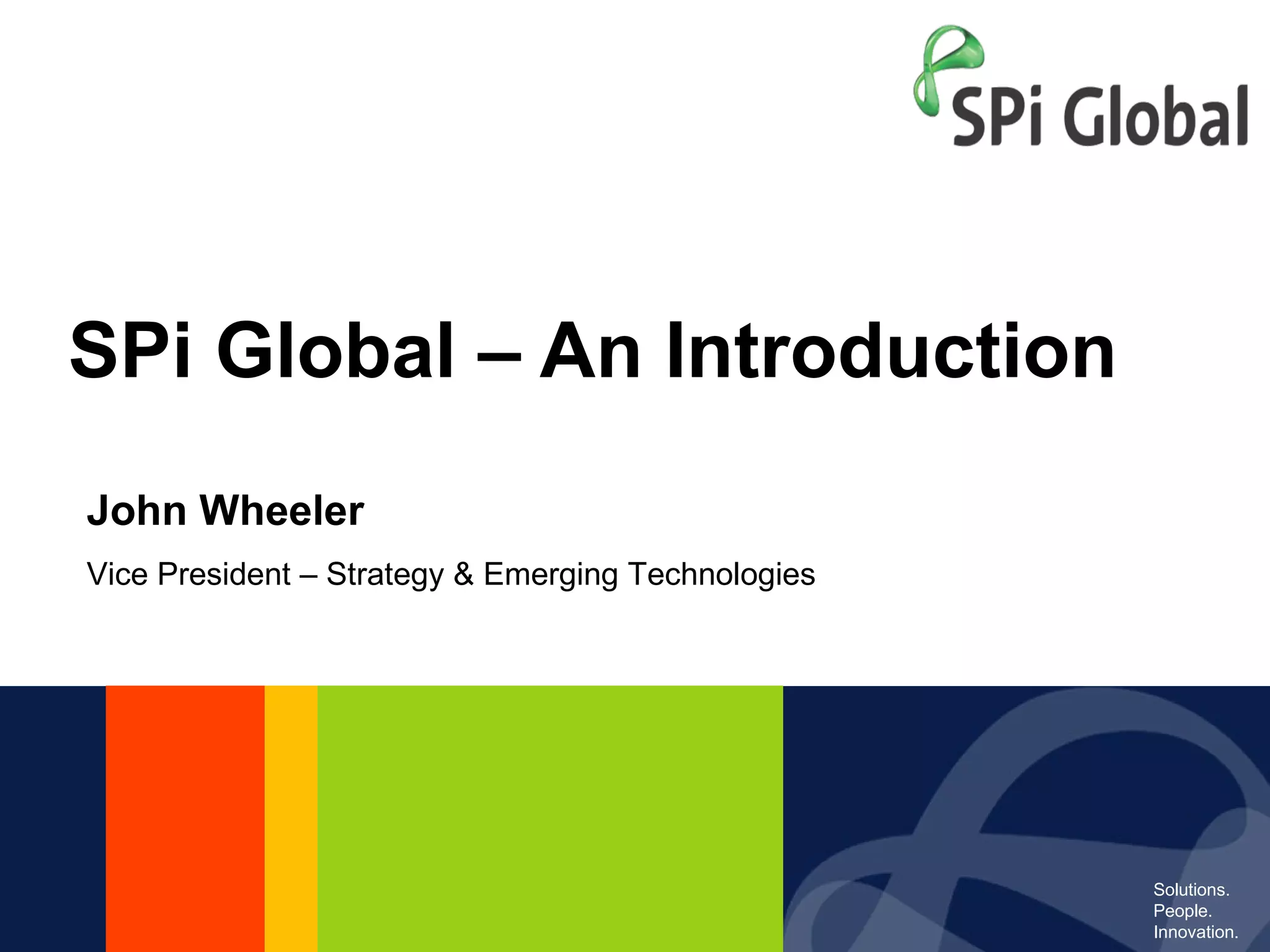 SPi Global - ECPA | solutions Provider | PPT