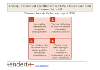 Ecpg recommendations tenderix_bendo_092010 | PPT