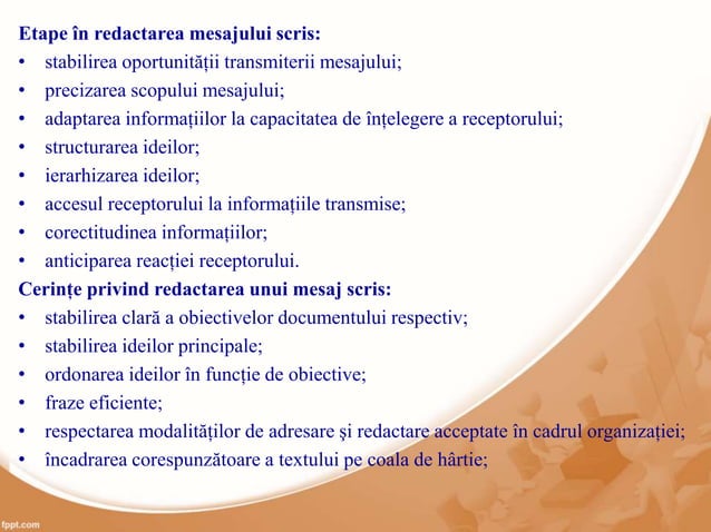 Comunicarea scrisa | PPT