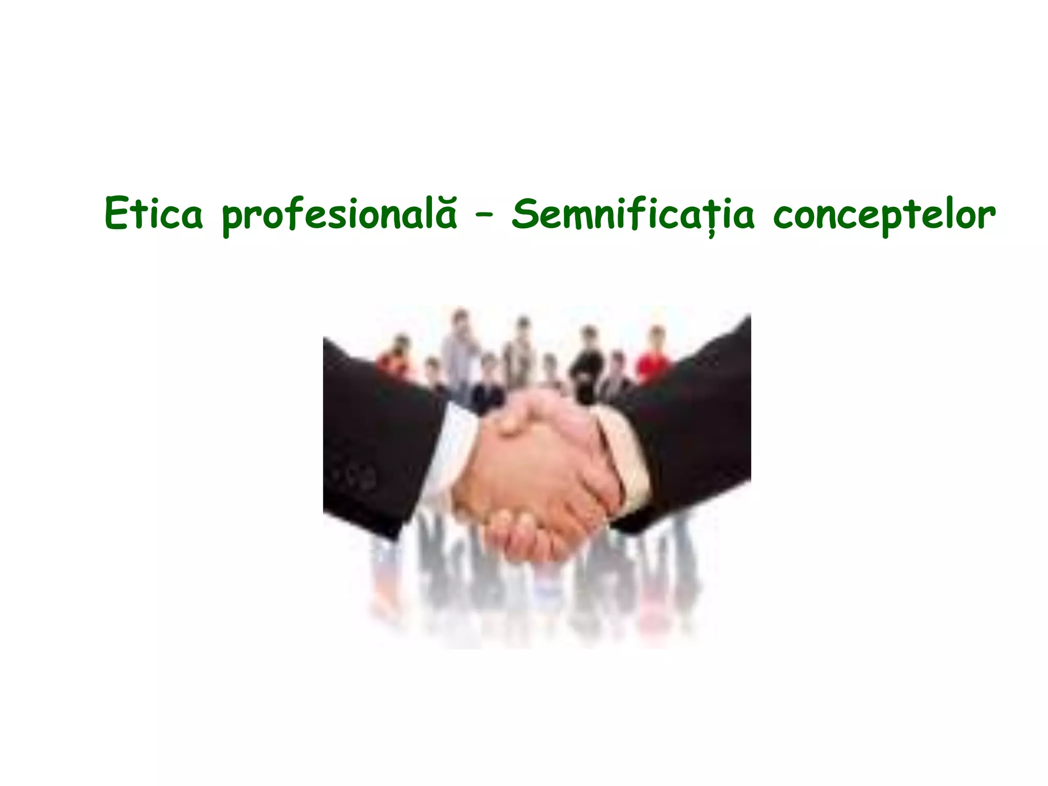 Etica profesionala | PPT