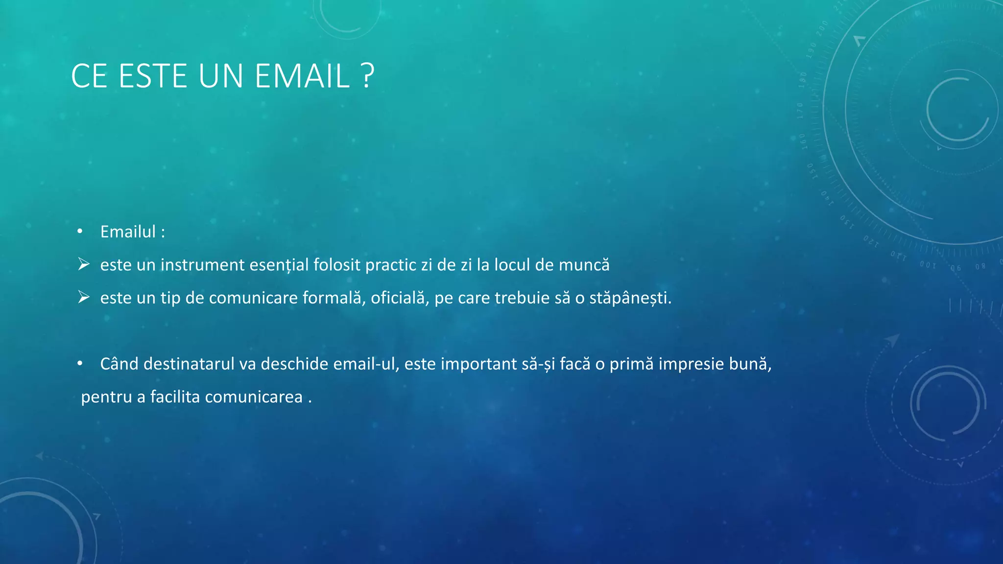 Administrarea corespondentei. Redactarea unui email | PPT