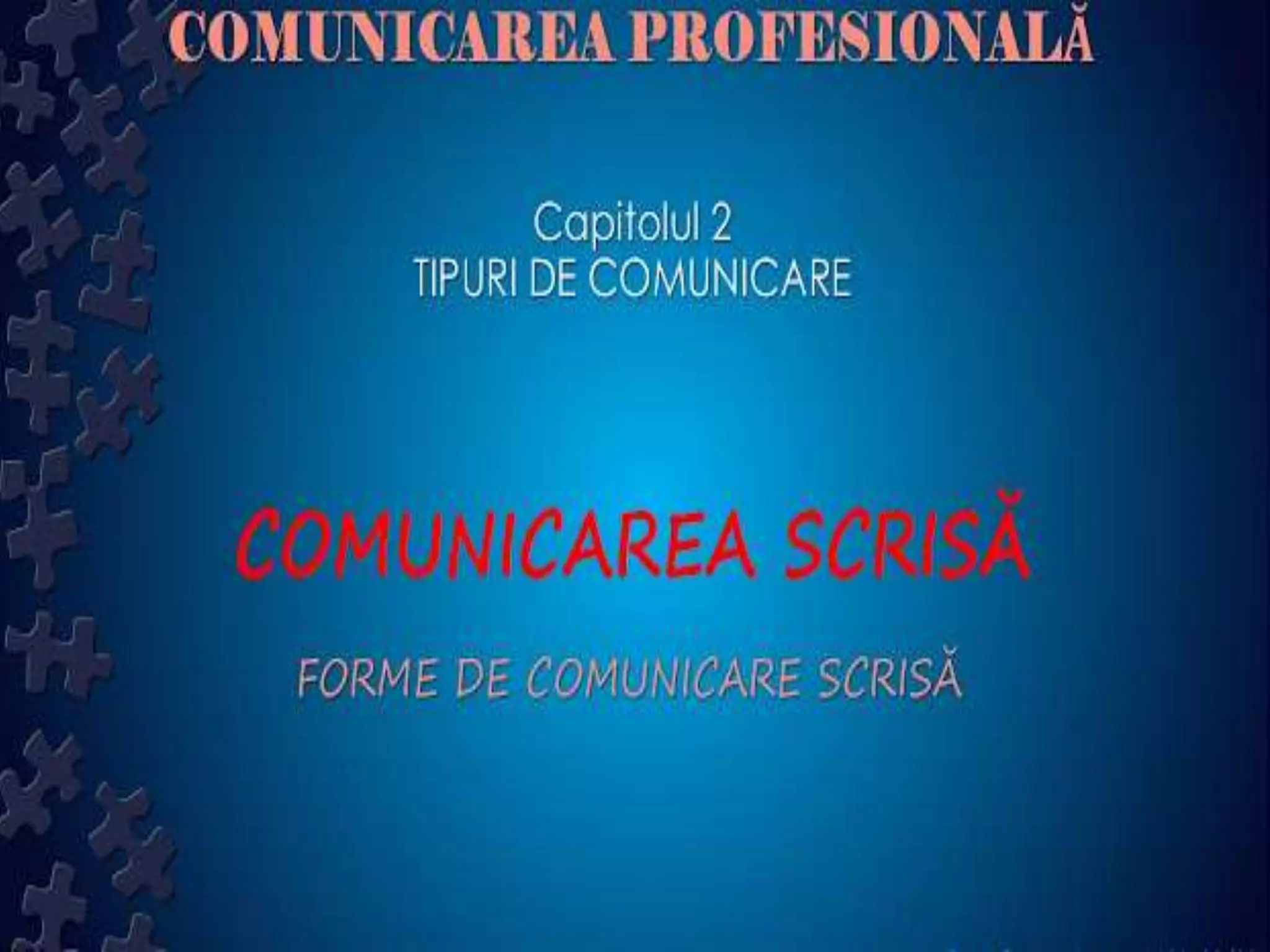 Forme de comunicare scrisa - Proces verbal | PPTX
