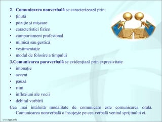 Comunicarea orala | PPT