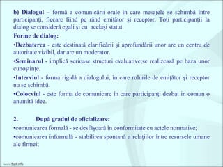 Comunicarea orala | PPT