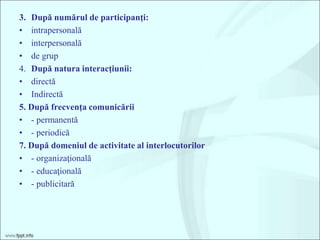 Comunicarea orala | PPT