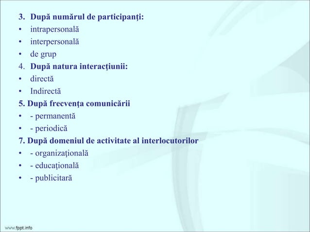 Comunicarea orala | PPT