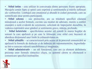 Stiluri de comunicare orala | PPT