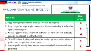Expanded Career Progression - Teaching Demo. Annotation and BEI | PPTX
