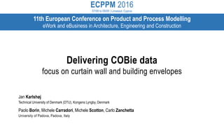 Delivering COBie data | PPSX