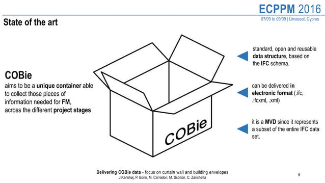 Delivering COBie data | PPSX