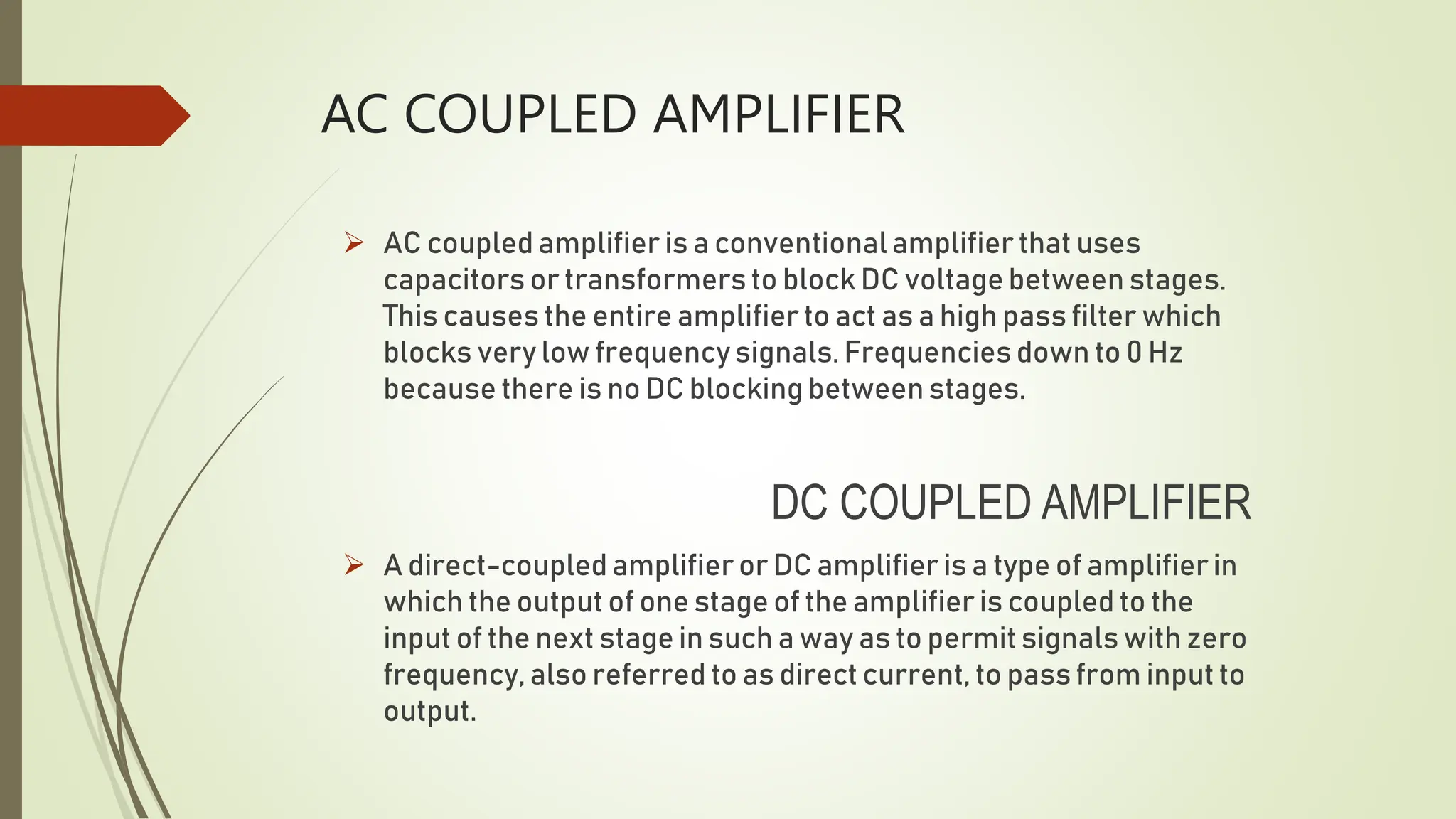 Amplifiers 1st SEM Electronic And Communication | PPTX