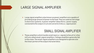 Amplifiers 1st SEM Electronic And Communication | PPTX | Consumer ...