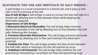EC PPT CIVIL, daniel cell, woring of daniel cell | PPT