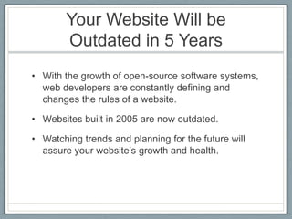 Website Changes Over the Years | PPT