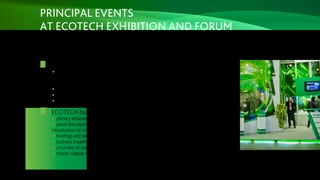 Presentation of the exhibition ECOTECH | PPT